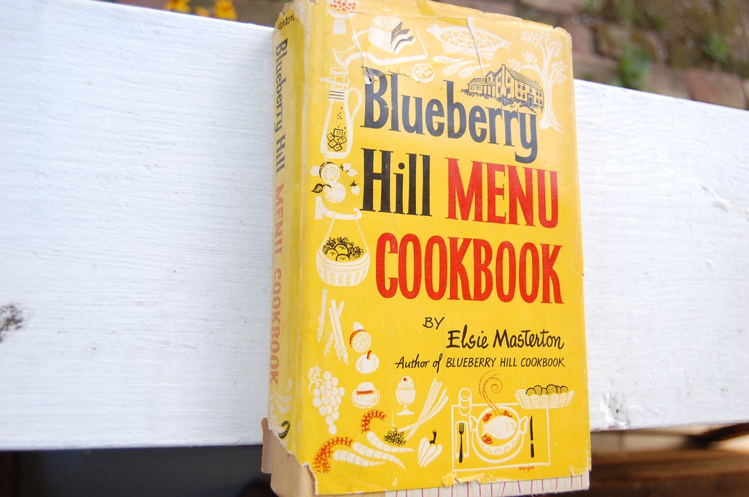 Blueberry Hill Menu Cookbook by Elsie Masterton 1963 First - Etsy