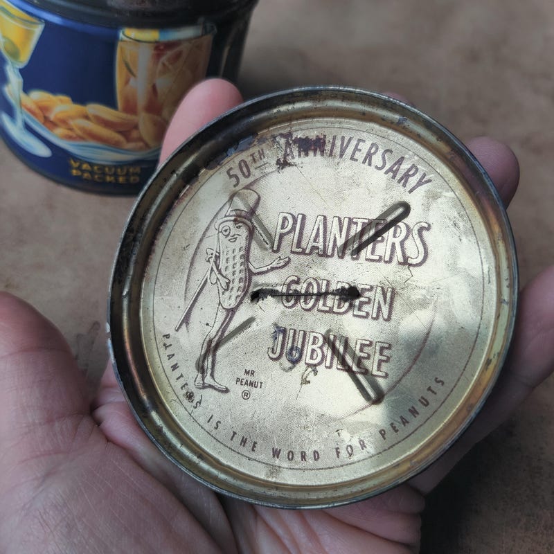 Peanut Tin Decor - Etsy