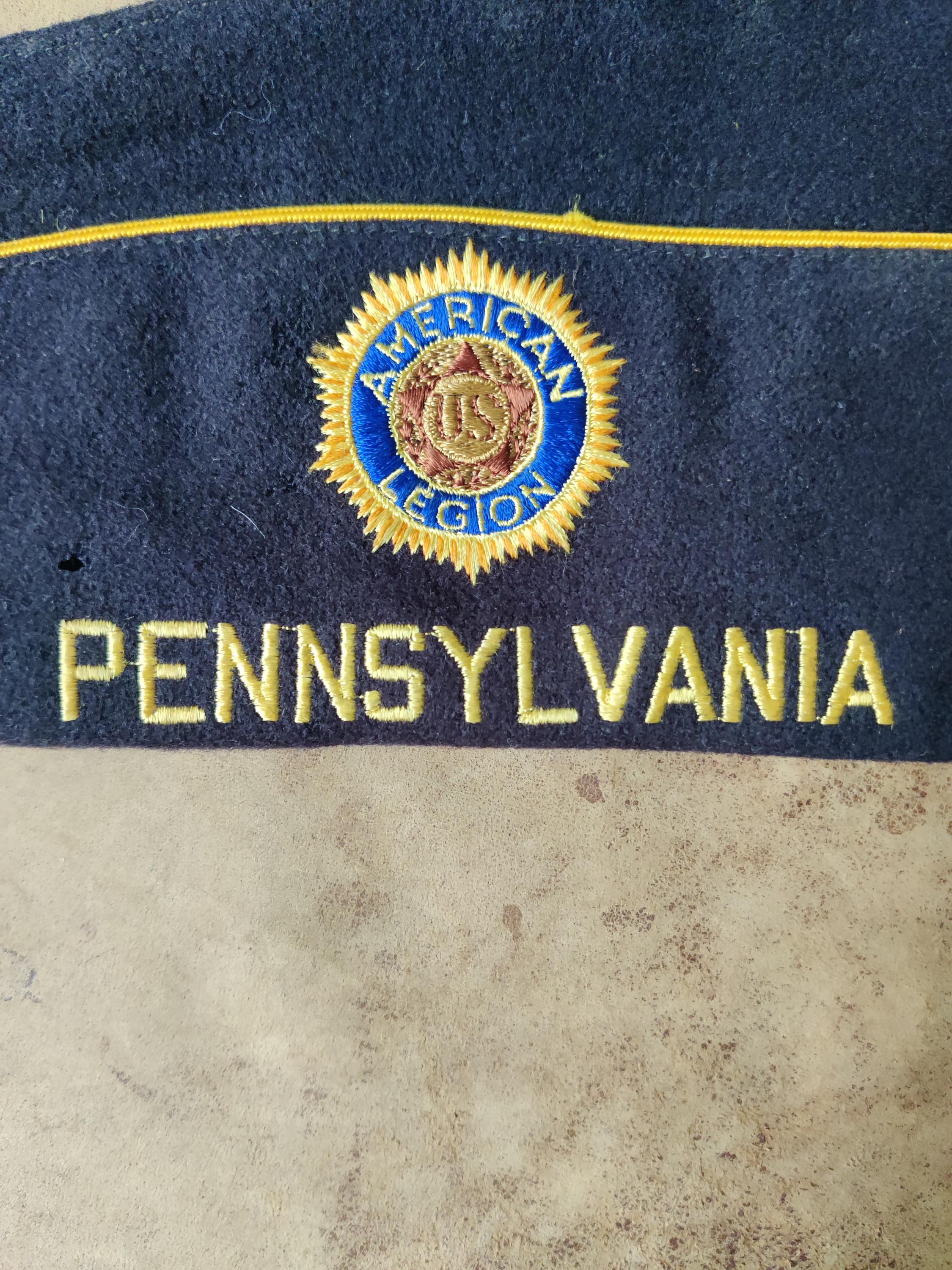 Vintage Pennsylvania American Legion Wool Garrison Hat Cap #209 7 1/8 ...