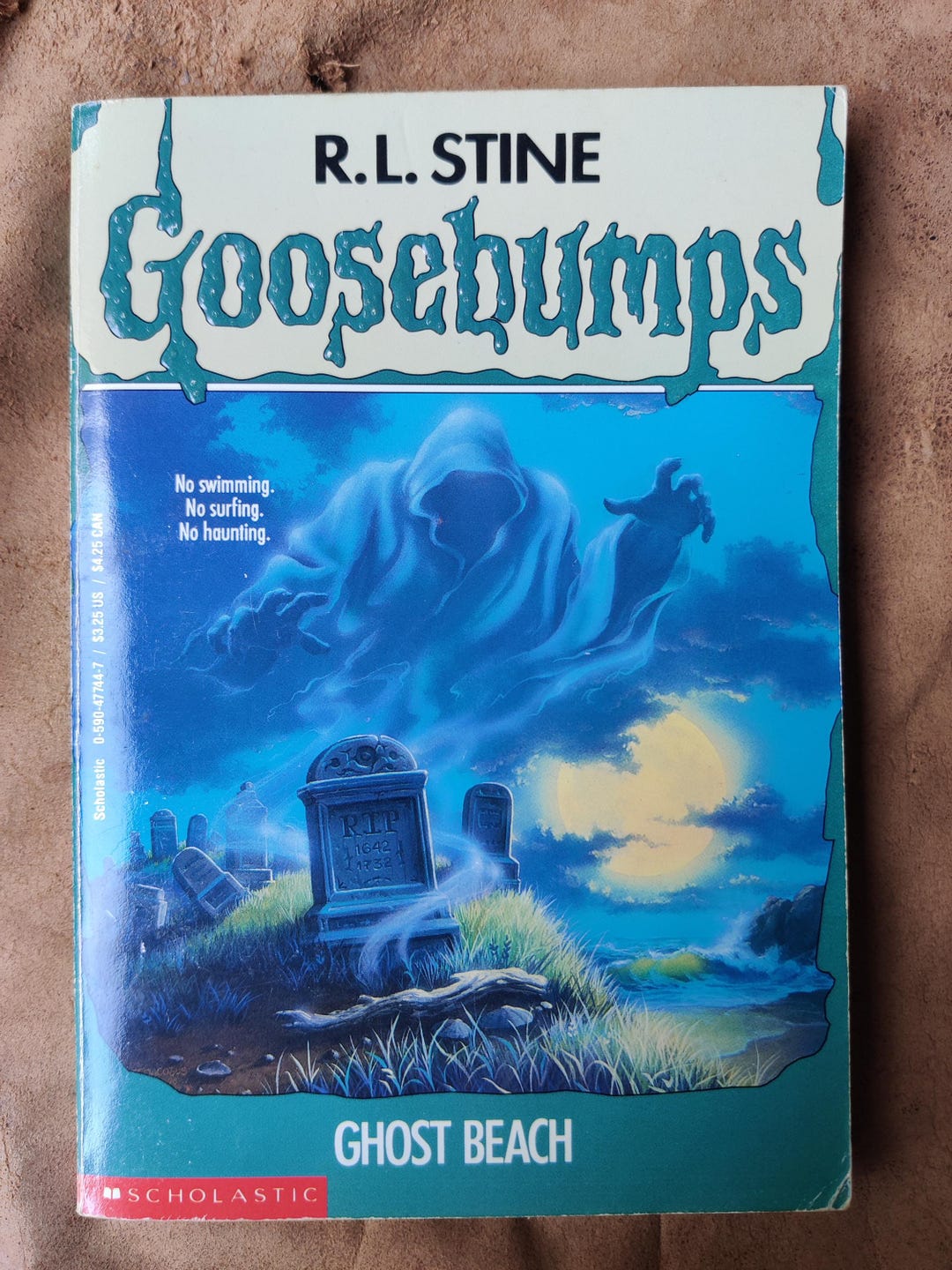 Goosebumps Ghost Beach True 1st Print 1st Edition 1994 Horror RL Stine ...