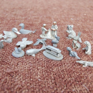 Miniature Pewter Collection 20 Pieces Spoontiques Animals MWFP - Etsy