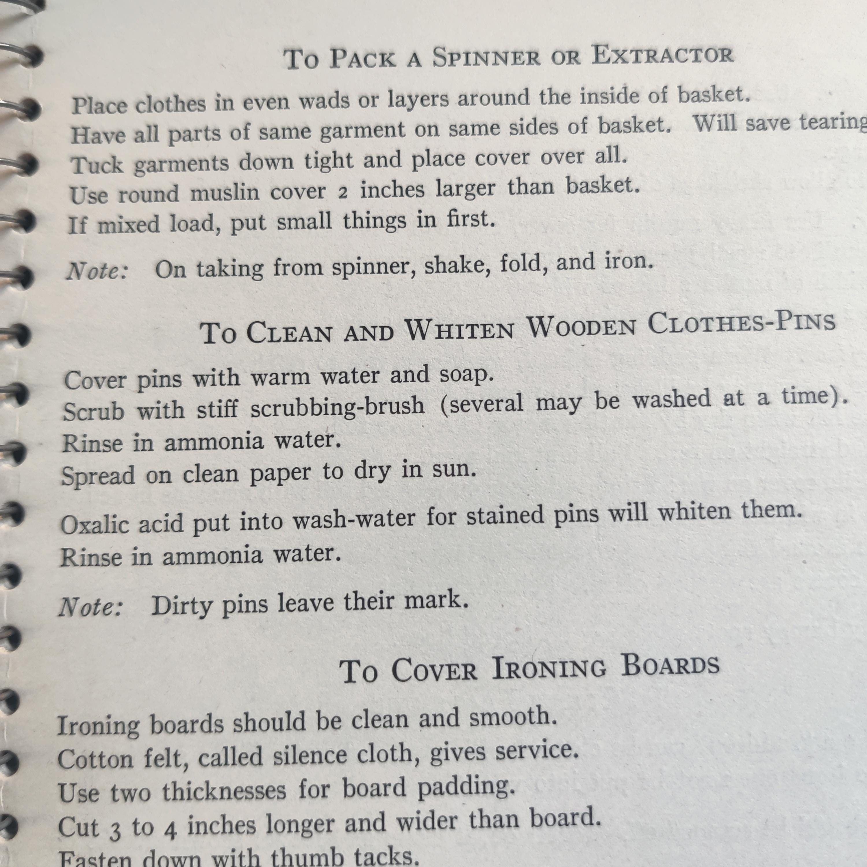 1935 Housekeeping Workbook-how to Do It- House Care and Cleaning by ...