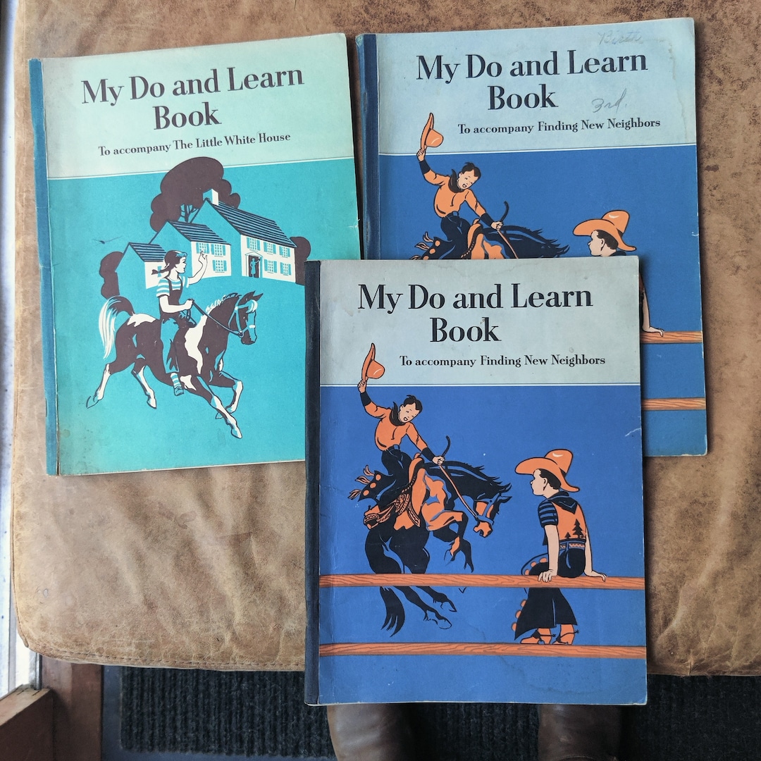 Vintage 40s School Workbooks Lot of 3 Ginn My Do and Learn Books 1948 ...