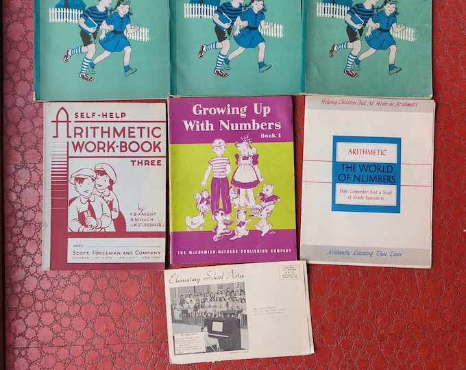 1940s Home and Job Mathematics by Bartoo Osborn Vintage Retro Antique ...