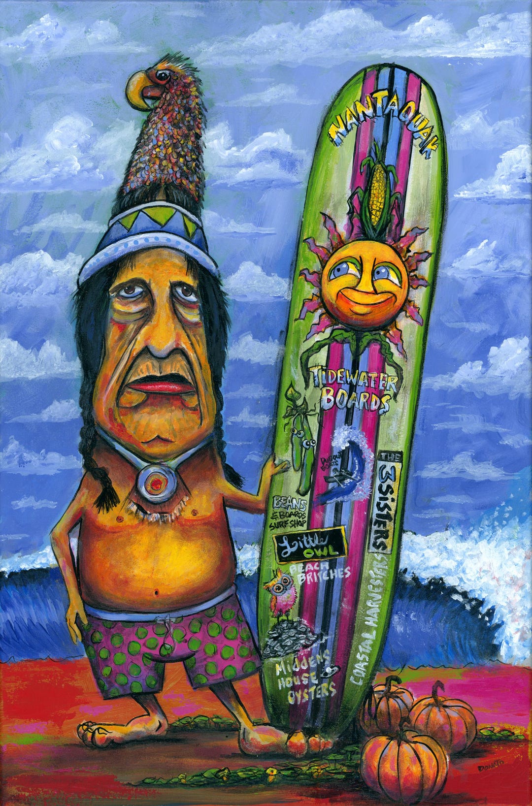 Restraint — Original Whimsical Acrylic Painting by John Donato, Bethany ...