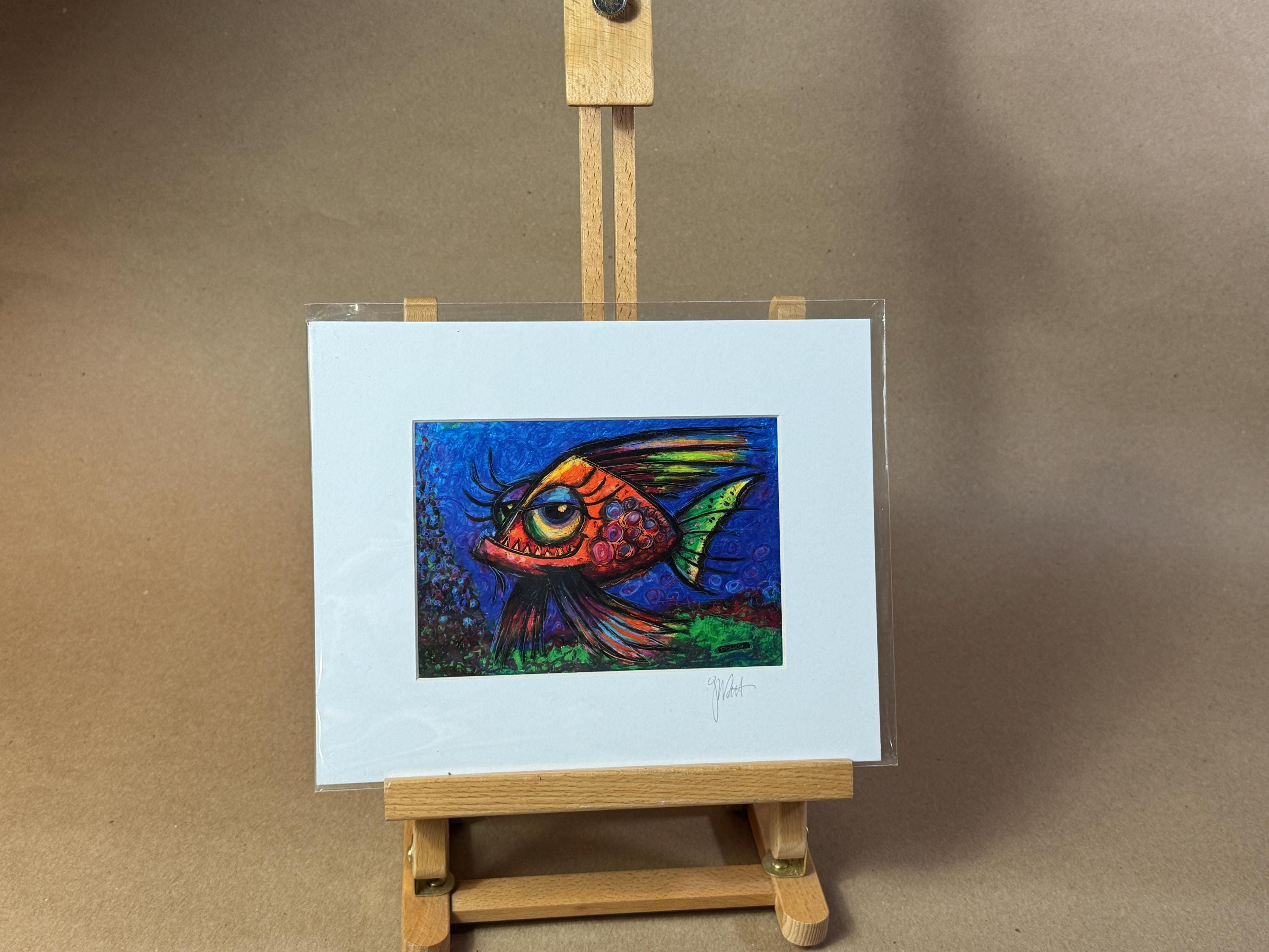 Lady Fish, by Artist John Donato - Etsy