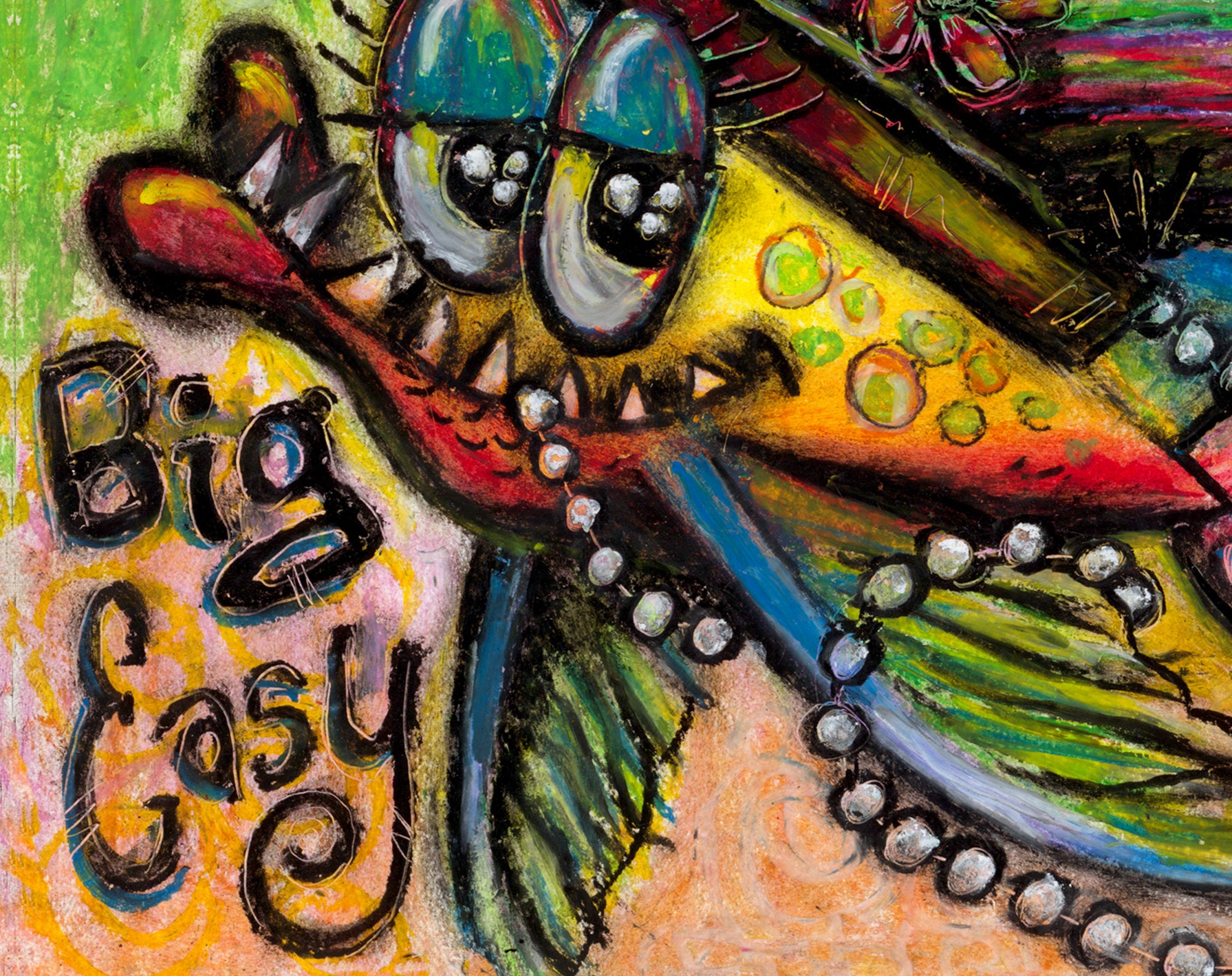 Big Easy Fish Art Print Whimsical Gift - Etsy