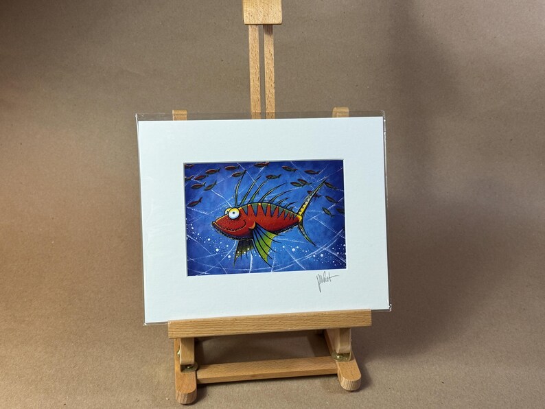 Frankie Fish, by Artist John Donato - Etsy