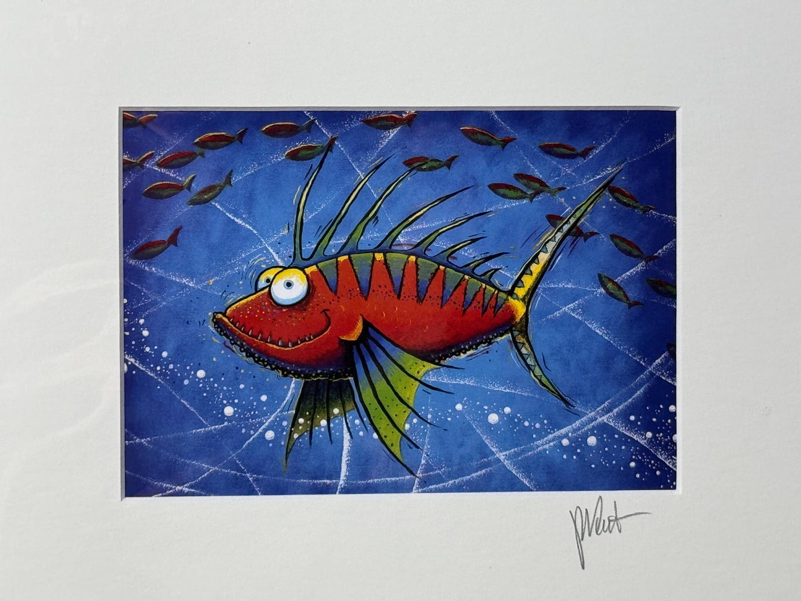 Frankie Fish, by Artist John Donato - Etsy