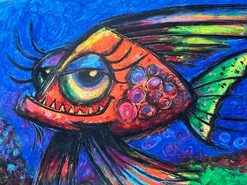 Lady Fish, by Artist John Donato - Etsy
