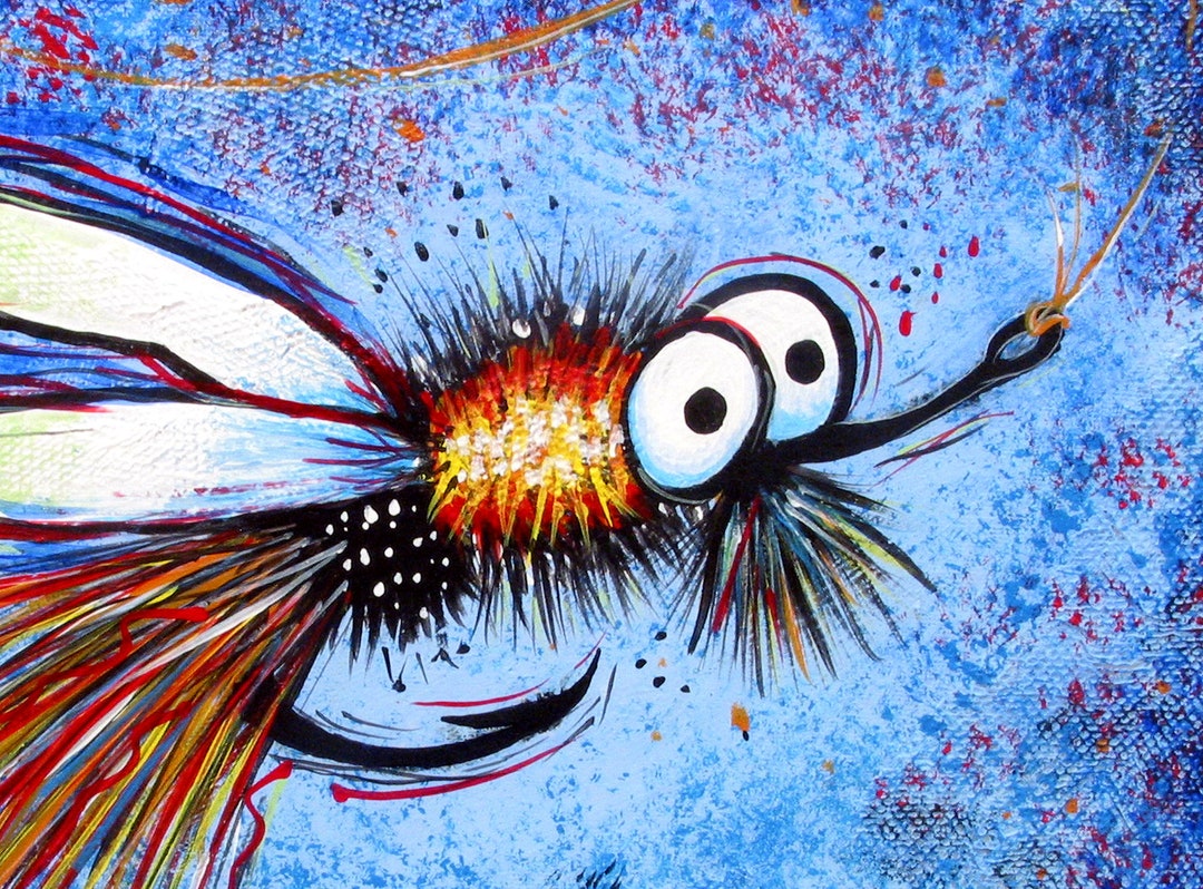 Fly Fishing Lure, by Artist John Donato - Etsy Denmark