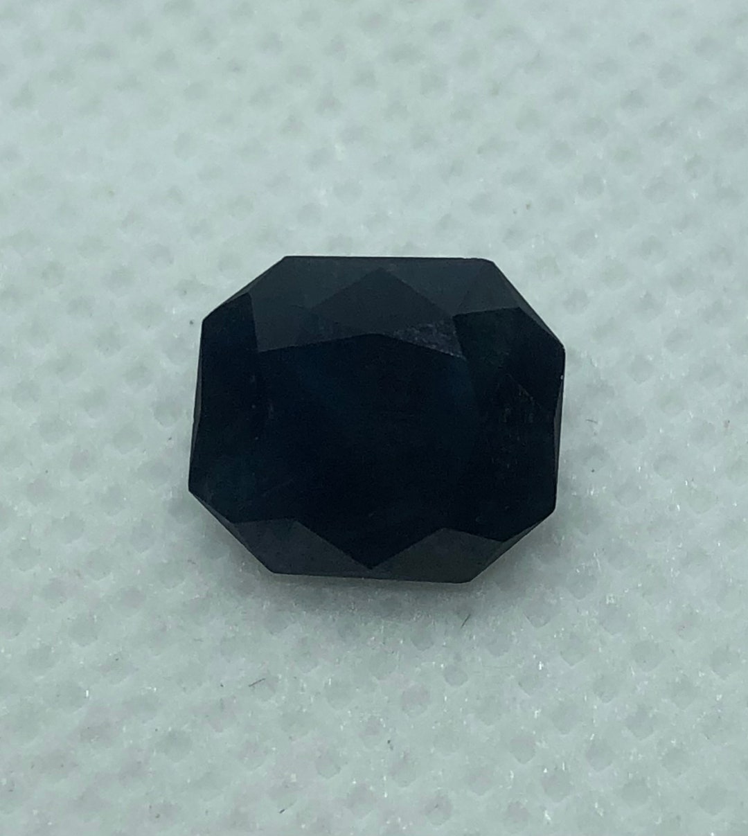 3.90ct 10.2 X 9mm Octagon Deep Blue Sapphire-africa - Etsy