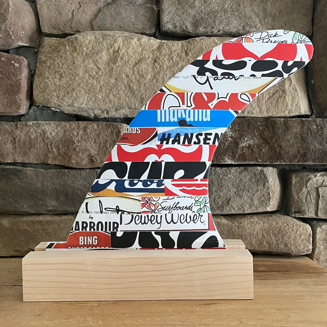 Classic Surf Logos Surf Art Surfboard Fin Collage No.3 (8inch) - Etsy