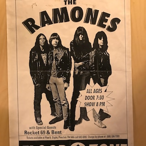 Ramones Flyers - Etsy