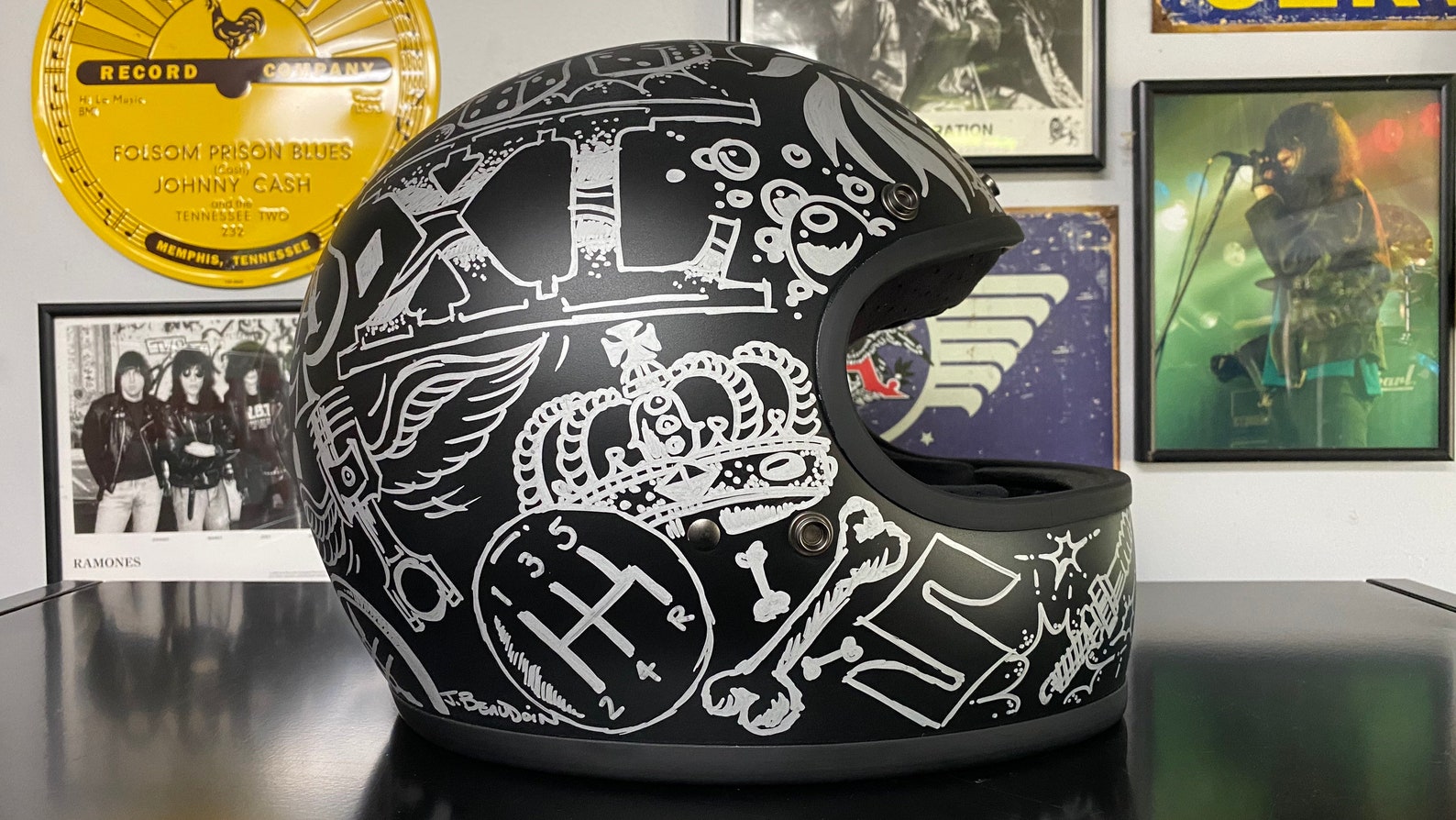 Custom Painted Motorcycle Helmet Designs does NOT Include - Etsy