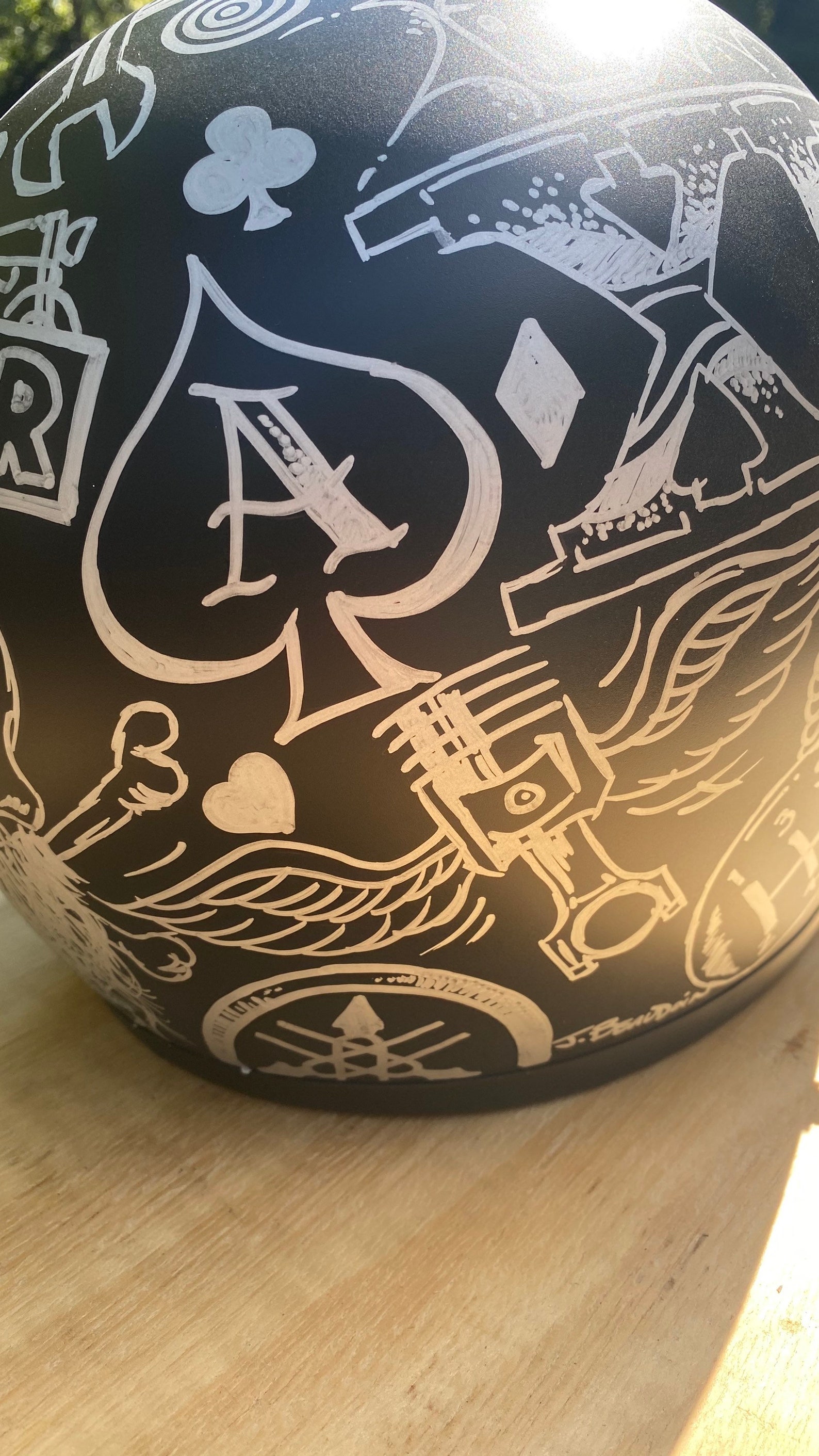 Custom Painted Motorcycle Helmet Designs does NOT Include - Etsy
