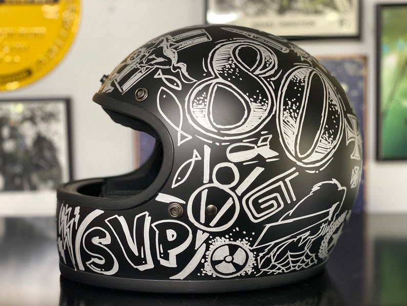Custom Painted Motorcycle Helmet Designs does NOT Include - Etsy