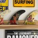 Surf Art Surfboard Fin Collage the Gods 8inch - Etsy