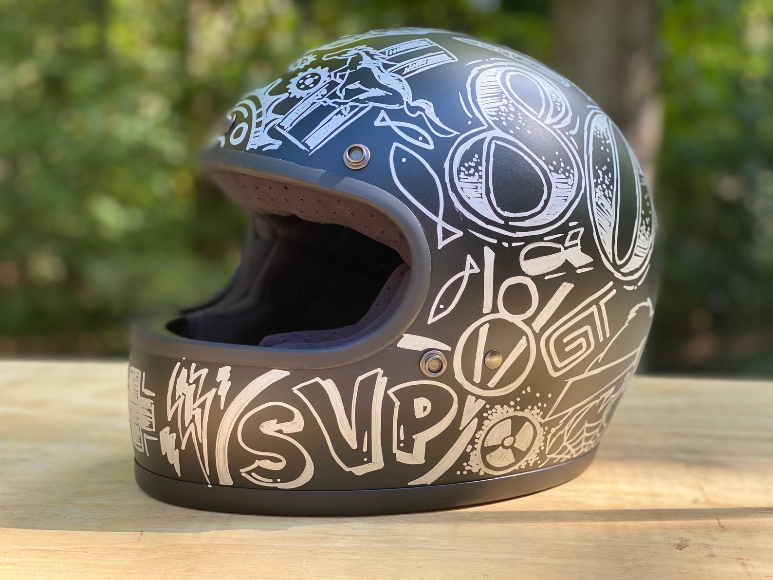 Custom Painted Motorcycle Helmet Designs does NOT Include - Etsy