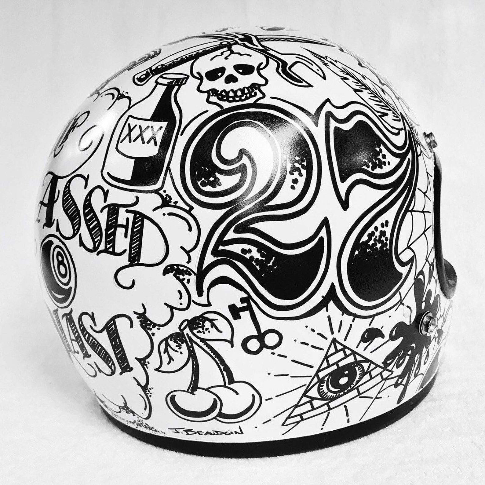 Custom Painted Motorcycle Helmet Designs does NOT Include - Etsy