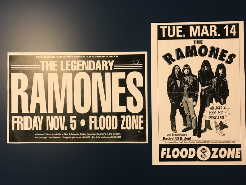 Ramones Flyers - Etsy