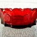 Fostoria Ruby Red Coin Pattern Glass Bowl - Etsy