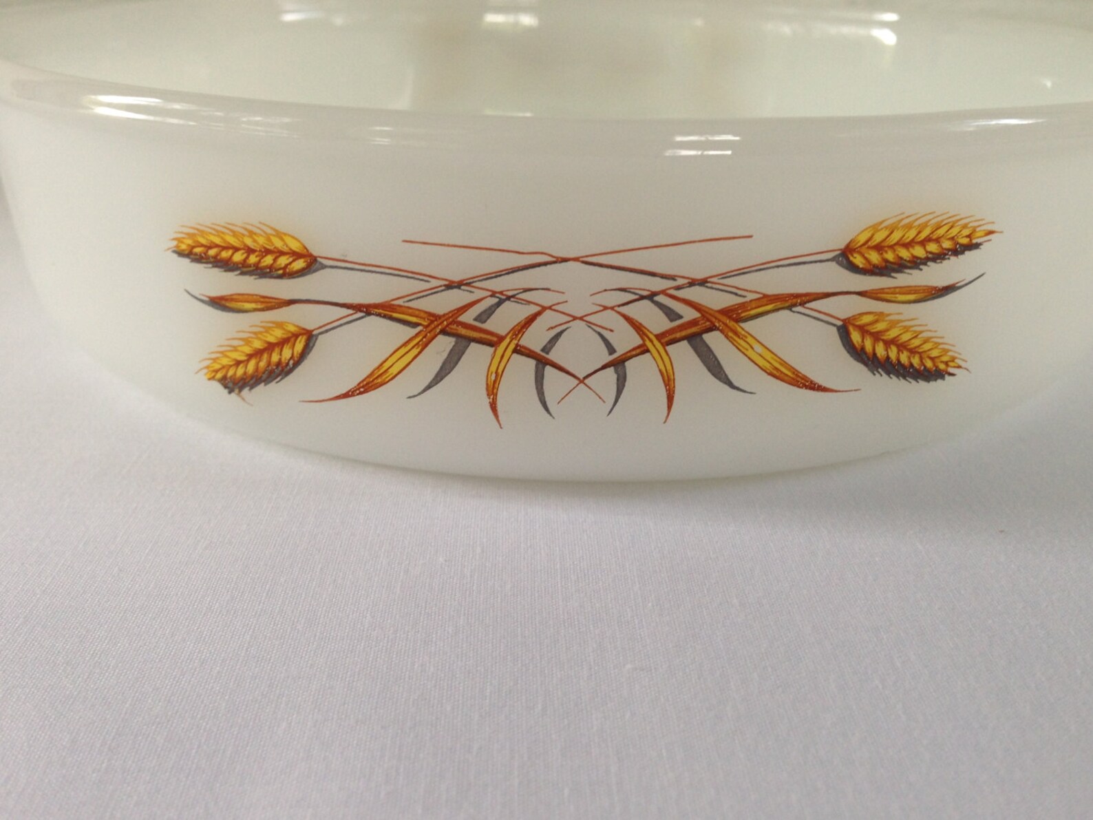 Fire King Wheat Pattern Baking Pan - Etsy