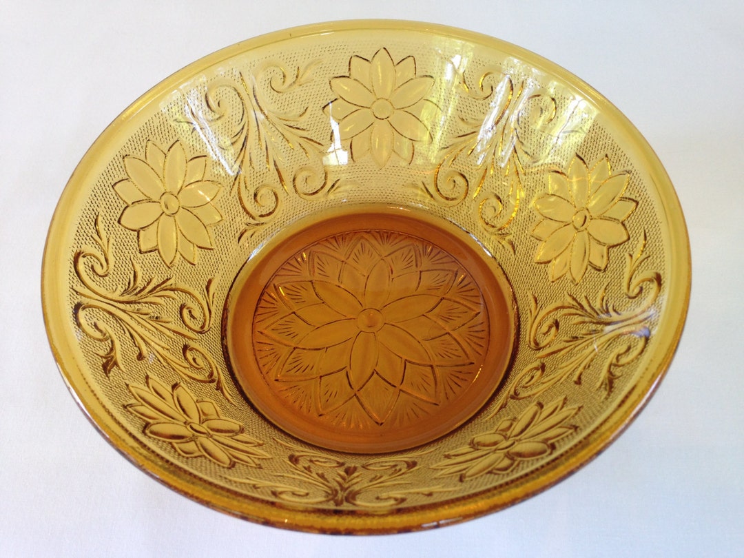 Indiana Glass Tiara Sandwich Pattern Bowl - Etsy