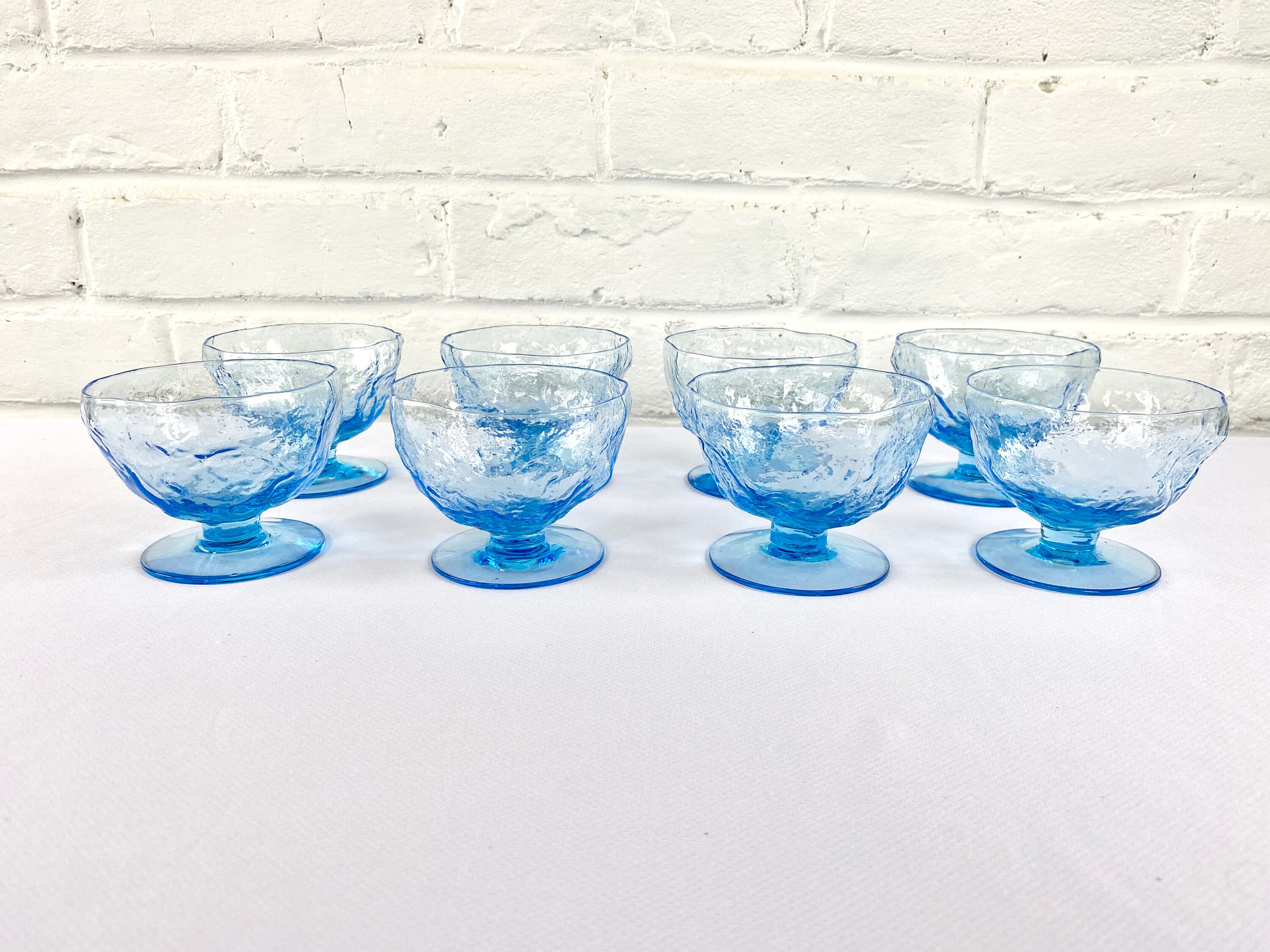Morgantown Glass Guild Crinkle Pattern Sherbets or Dessert - Etsy