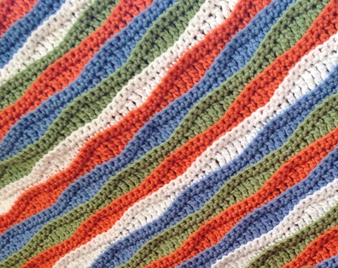 Crazy Waves Blanket - PDF Crochet Pattern - Etsy