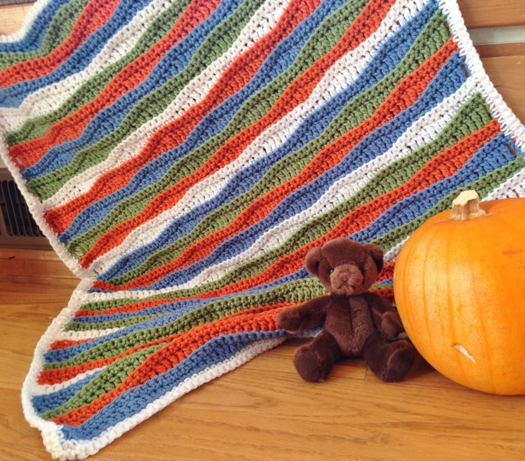 Crazy Waves Blanket - PDF Crochet Pattern - Etsy