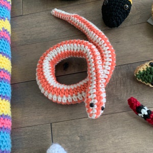 Crochet Snakes- PDF Crochet Ebook With 9 Snake Patterns - Etsy