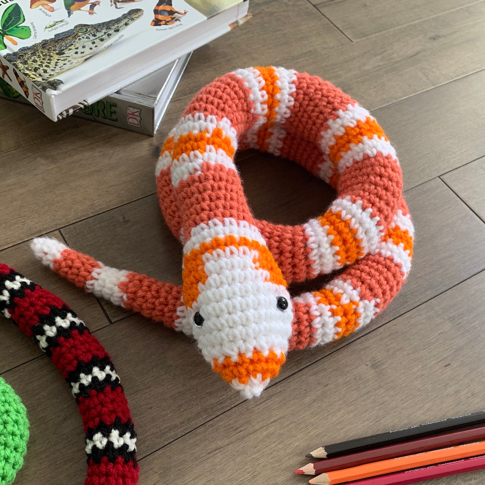 Crochet Snakes PDF Crochet Ebook with 9 Snake Patterns | Etsy
