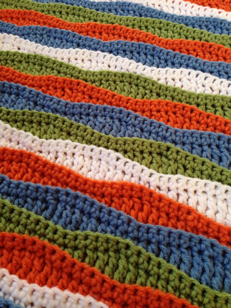 Crazy Waves Blanket - PDF Crochet Pattern - Etsy