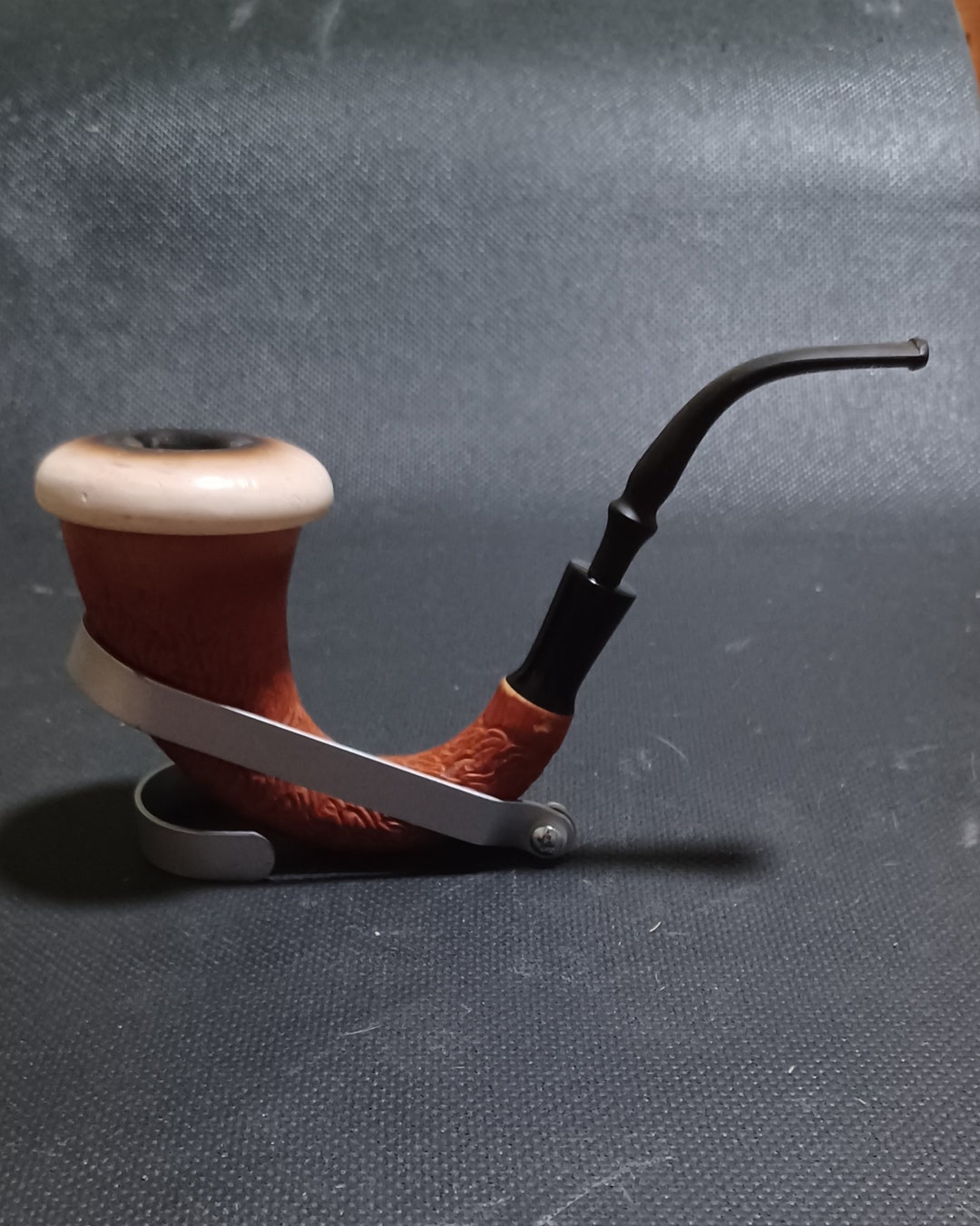 Sherlock Holmes Pipe Stand Compact Portable Adjustable Handmade in USA ...