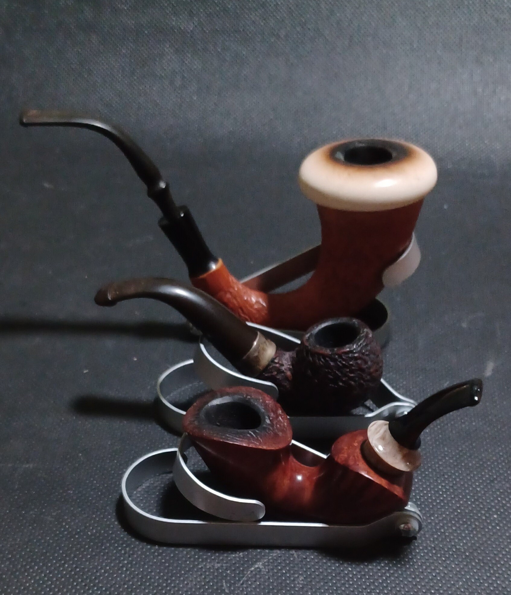 Sherlock Holmes Pipe Stand Compact Portable Adjustable Handmade in USA ...