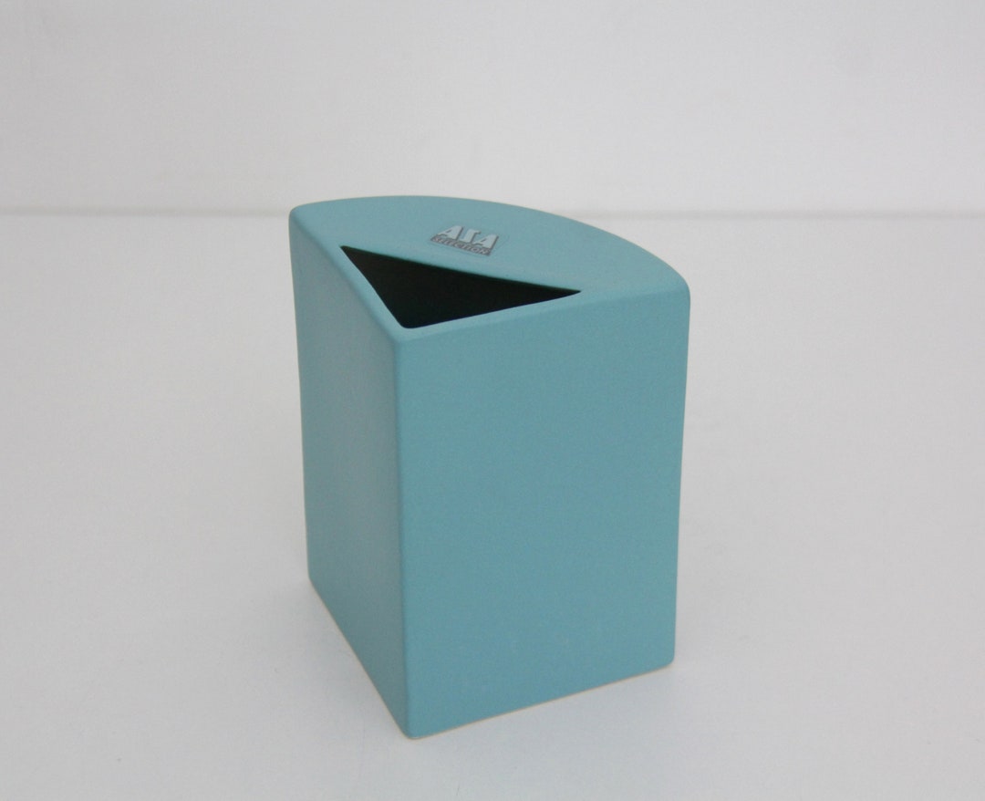 Vintage ASA Selection Germany Vase // Blue Modernist Ceramic Vase - Etsy