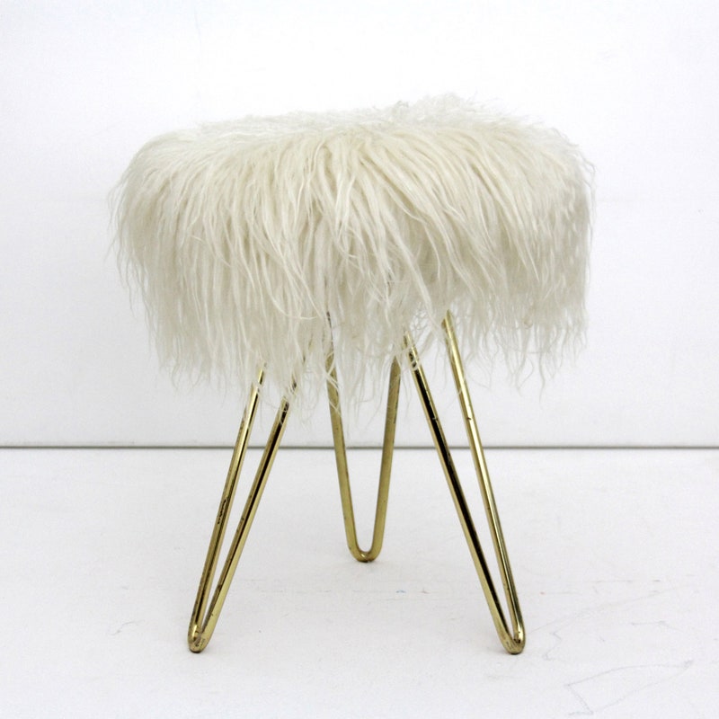 Fur Stool - Etsy