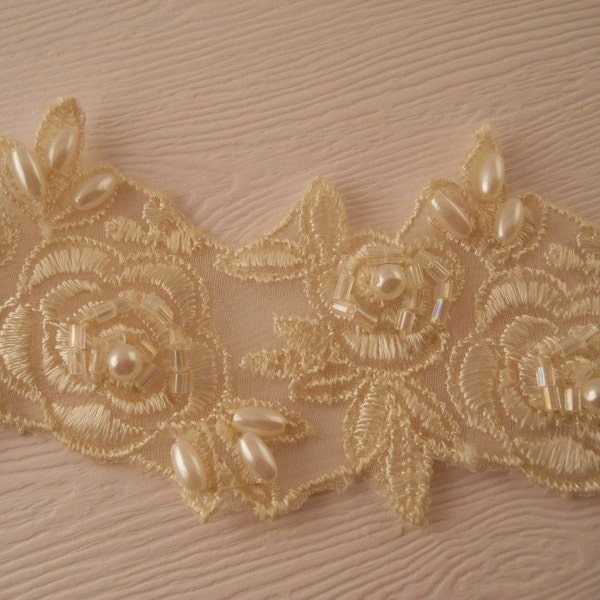 Beaded Ribbon Trim - Etsy