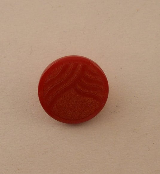 BUTTON SETS: Red wave Buttons. Wave Design on Top. Shank Style 3/4 Inch ...