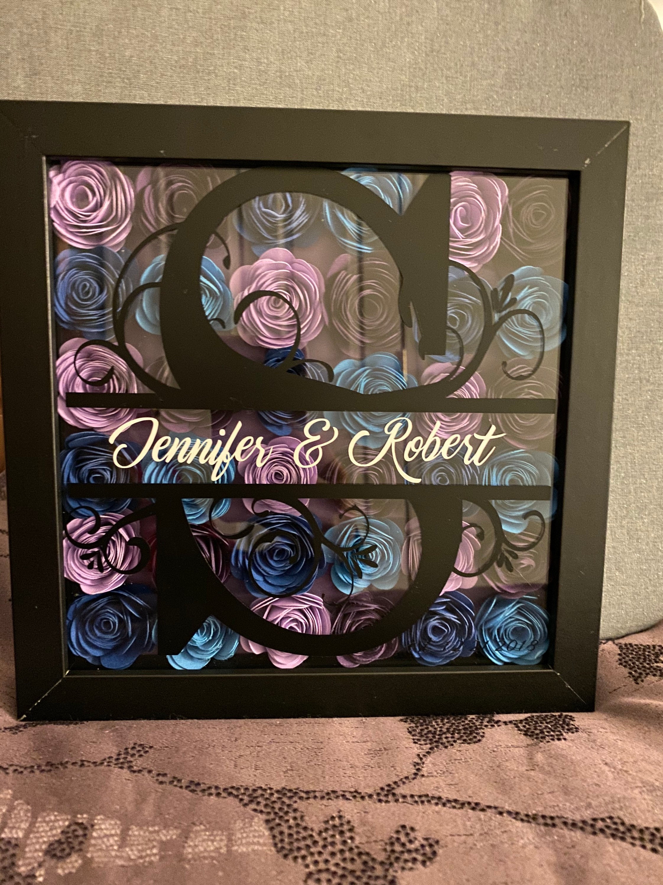 Shadow Boxes With Paper Flowers - Etsy