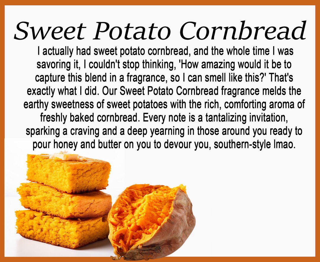 Sweet Potato Cornbread They Will Want to Devour You Southern-style Body ...