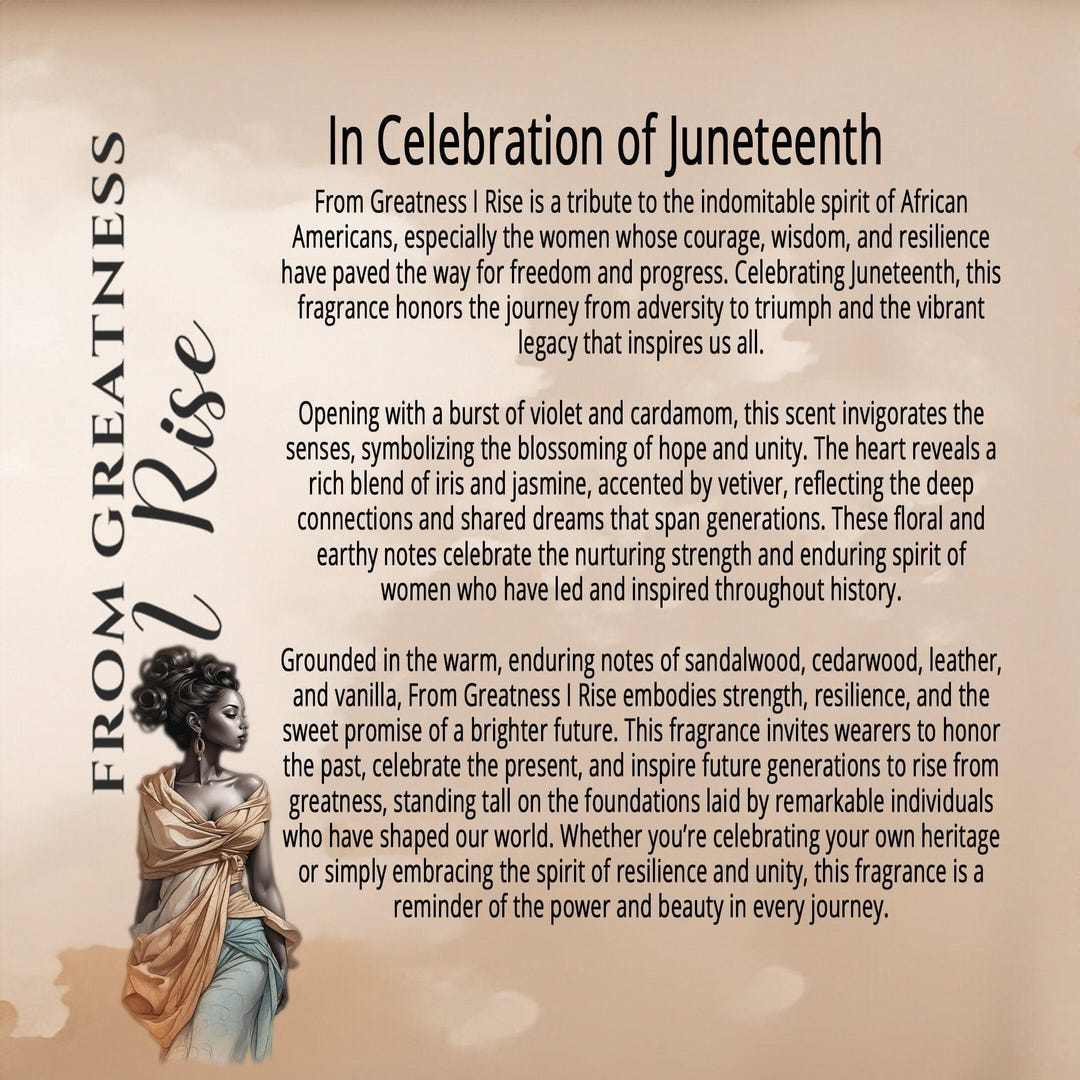 From Greatness I Rise - in Honor of Juneteenth - Celebrates the ...