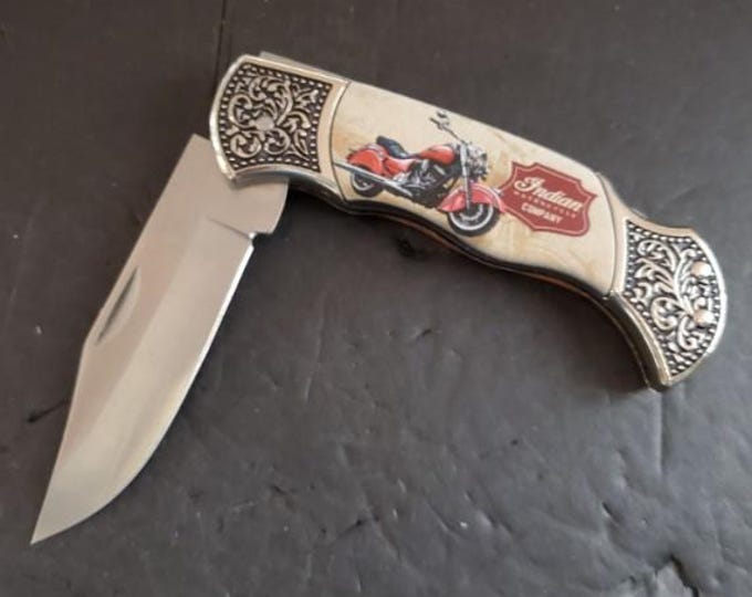 2015 Indian Motorcycle Pocket Knife (N2077) - Etsy