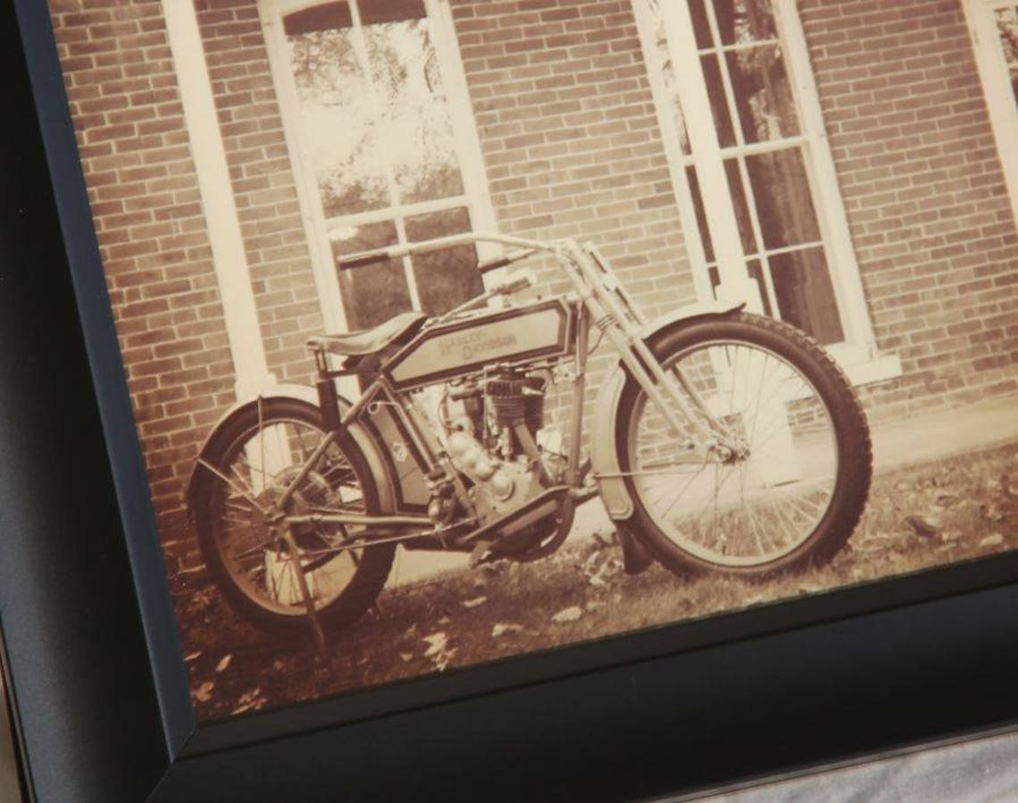 Framed 8x10 Inch Photo of an 1914 Harley-davidson - Etsy