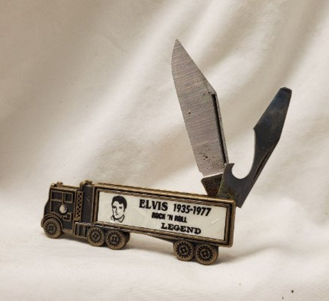 Vintage Elvis Semi-truck Collectors Knife (N0624) - Etsy