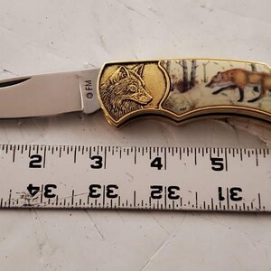 Red Fox Collectors Knife by the Franklin Mint (N1628) - Etsy