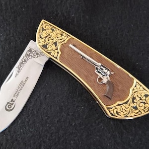 Colt Single Action Army Peacemaker Revolver Collectors Knife (N1018) - Etsy