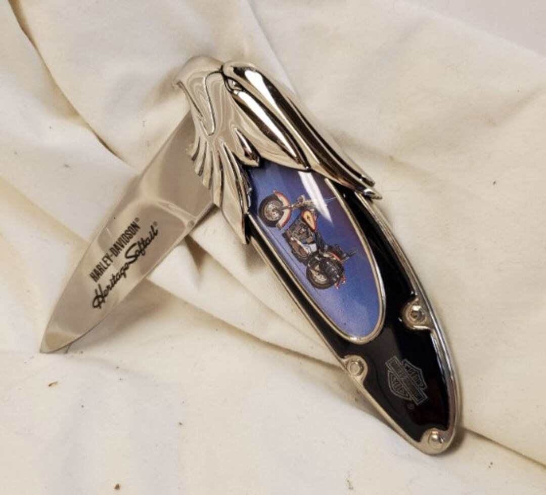 Harley-davidson Heritage Softail Collector's Knife by the - Etsy