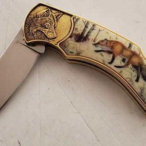 Red Fox Collectors Knife by the Franklin Mint (N1628) - Etsy